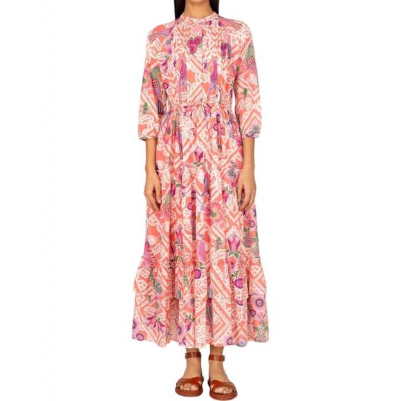 Banjanan | Dresses | New Banjanan Bazaar Dress In Folk Lace Rose | Poshmark